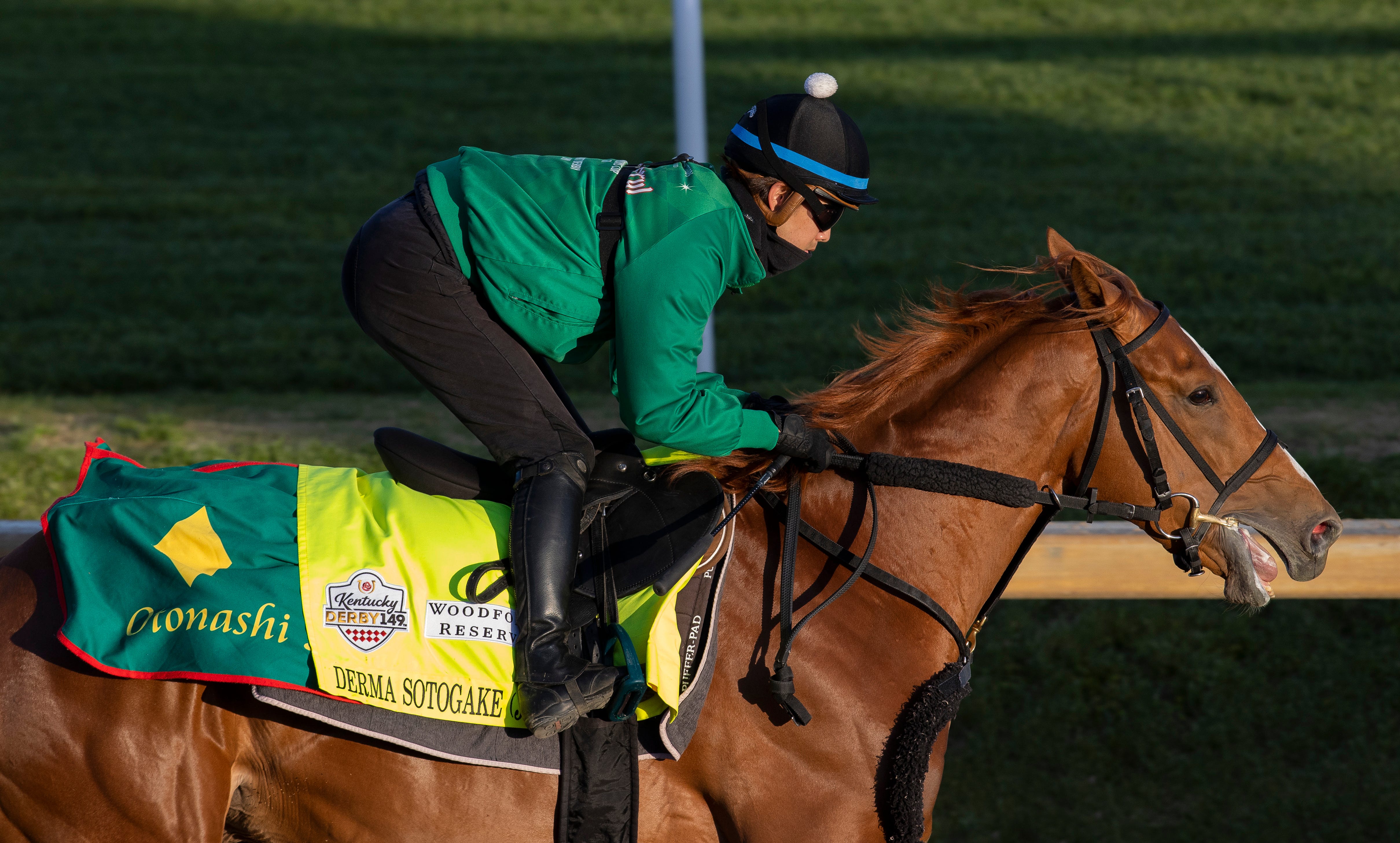 Kentucky Derby: Derma Sotogake works solo this time