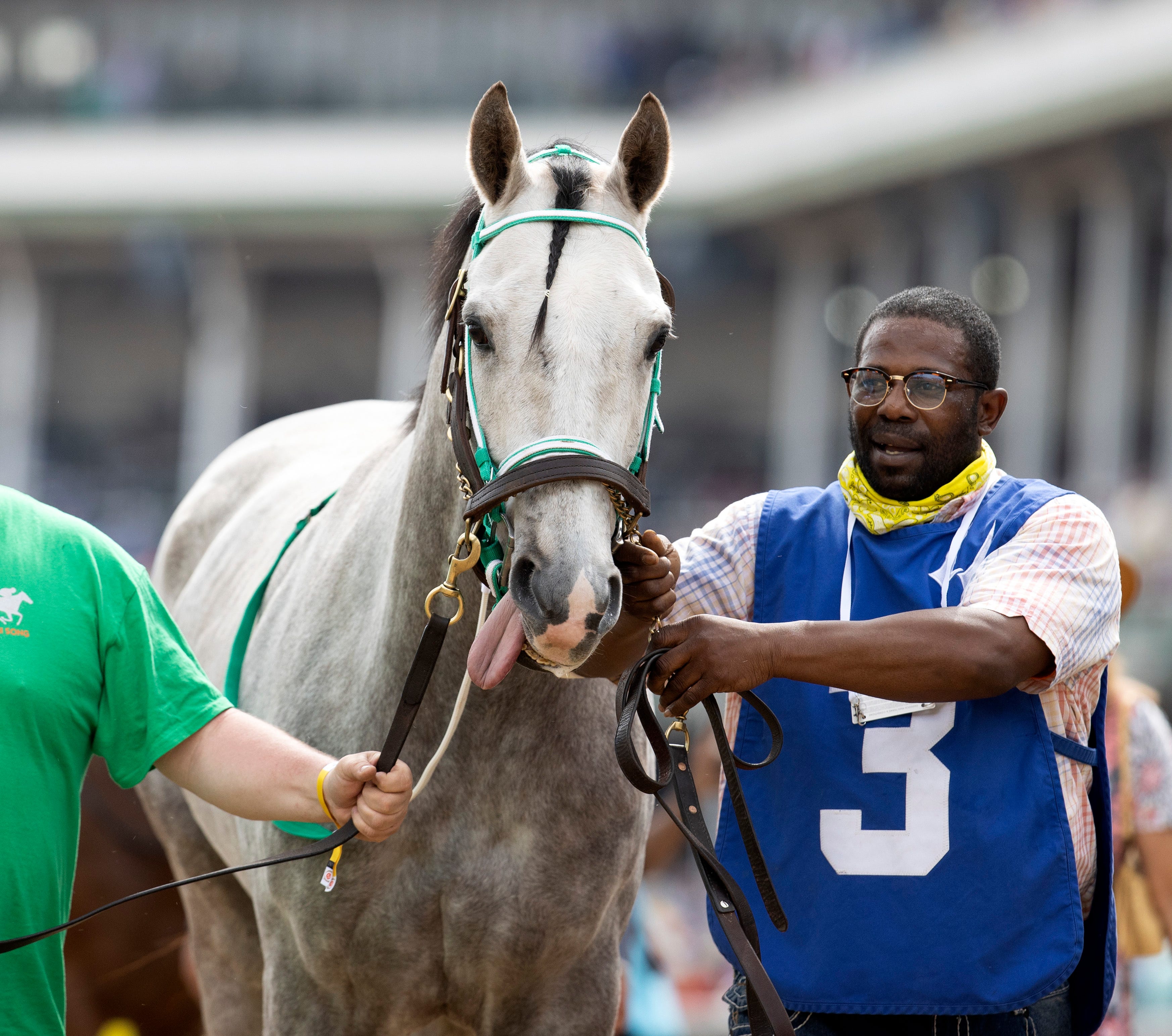 Here Mi Song well drawn outside in Jeff Hall Memorial