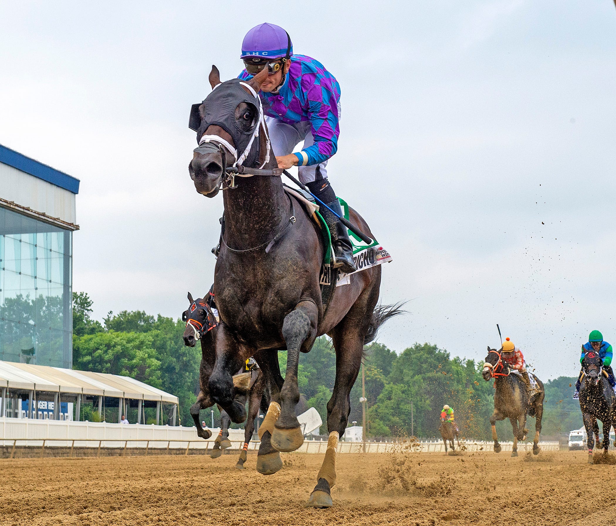 Sheldon Russell rides all three stakes winners