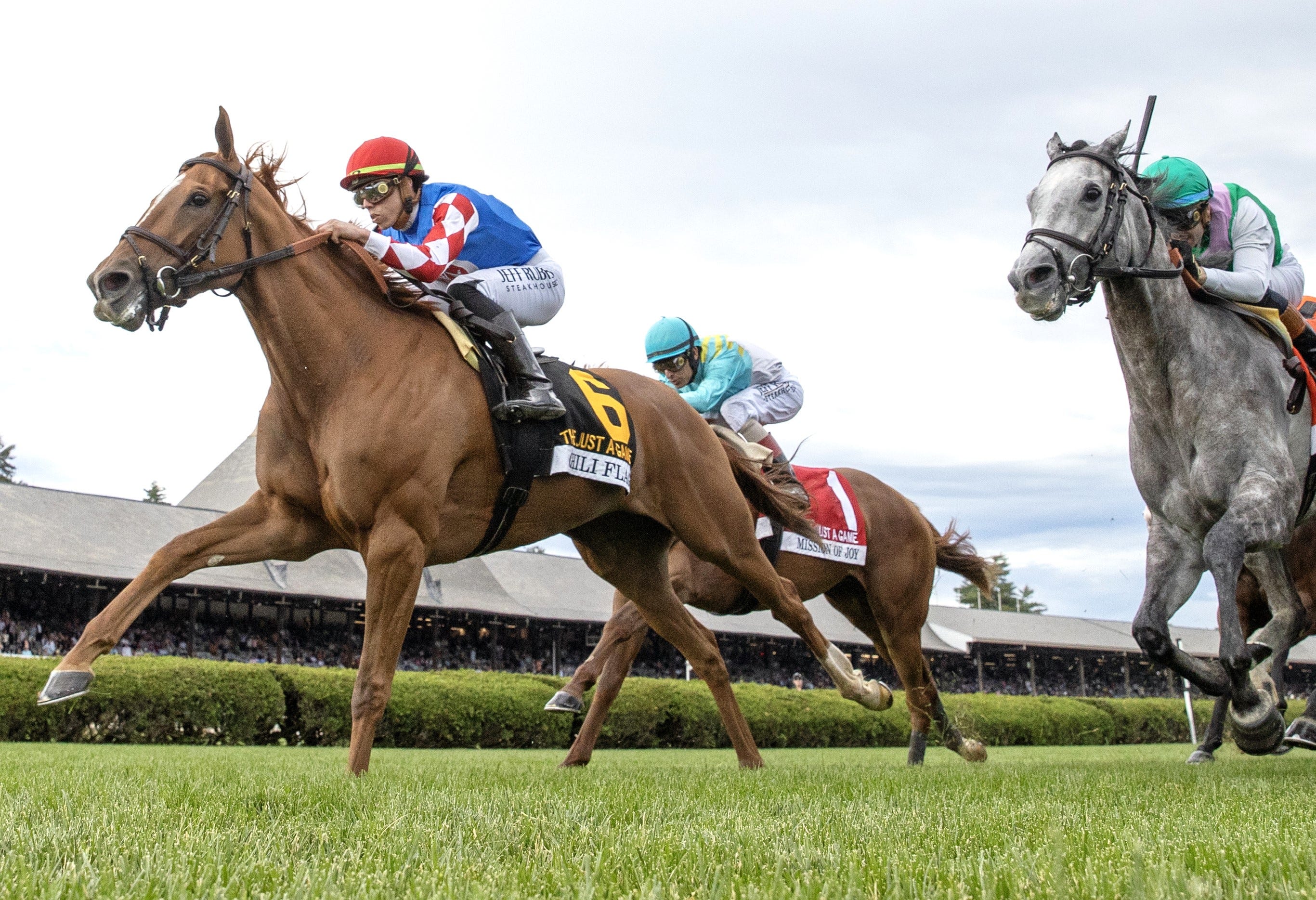 Chili Flag comes flying to take Just a Game