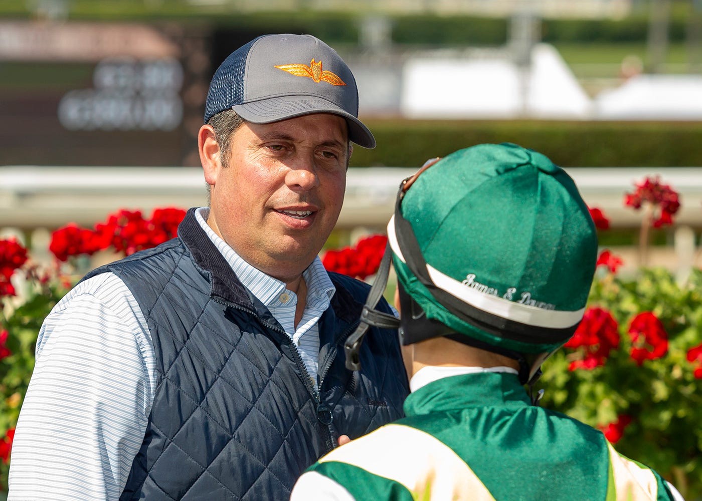 D'Amato's three graded turf stakes victories on same card a career first