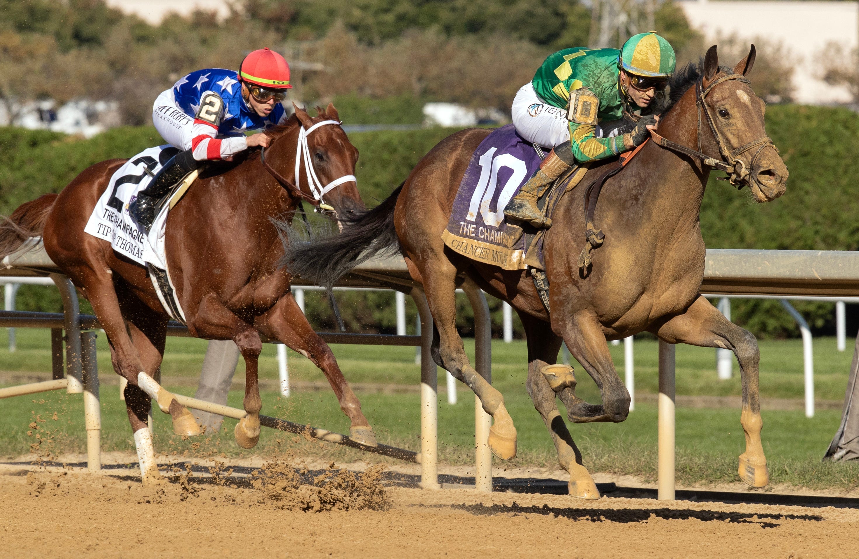 Chancer McPatrick goes from last to first to stay unbeaten in Champagne ...