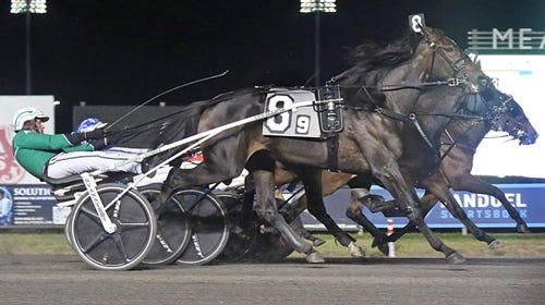 Meadowlands: Wild, woolly Goldsmith Maid final won by What A Bid Hanover