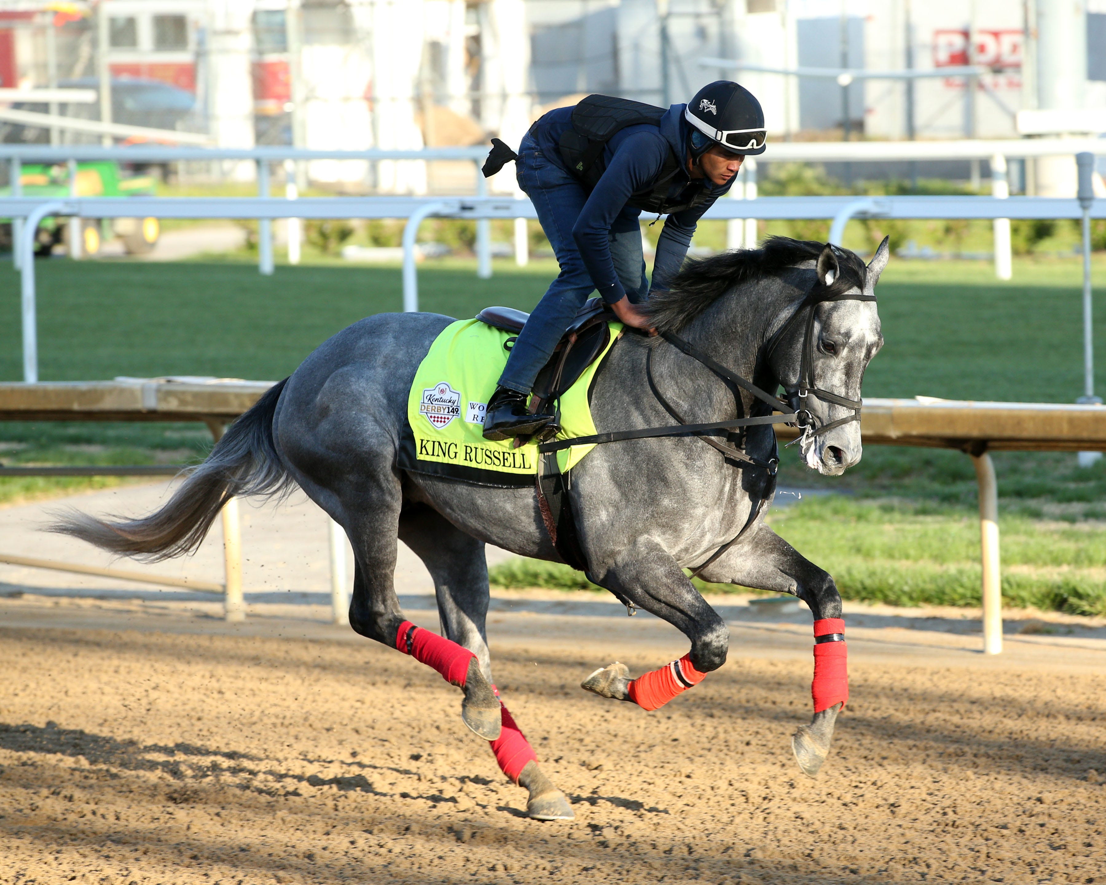 King Russell gets back to best distance in salty allowance