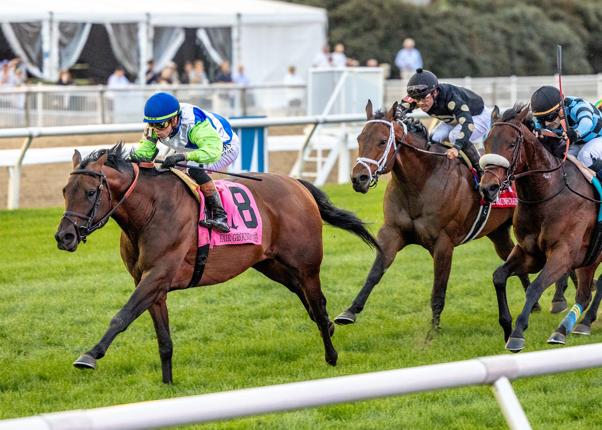 Taking Candy shows sweet moves in winning Fair Grounds Stakes