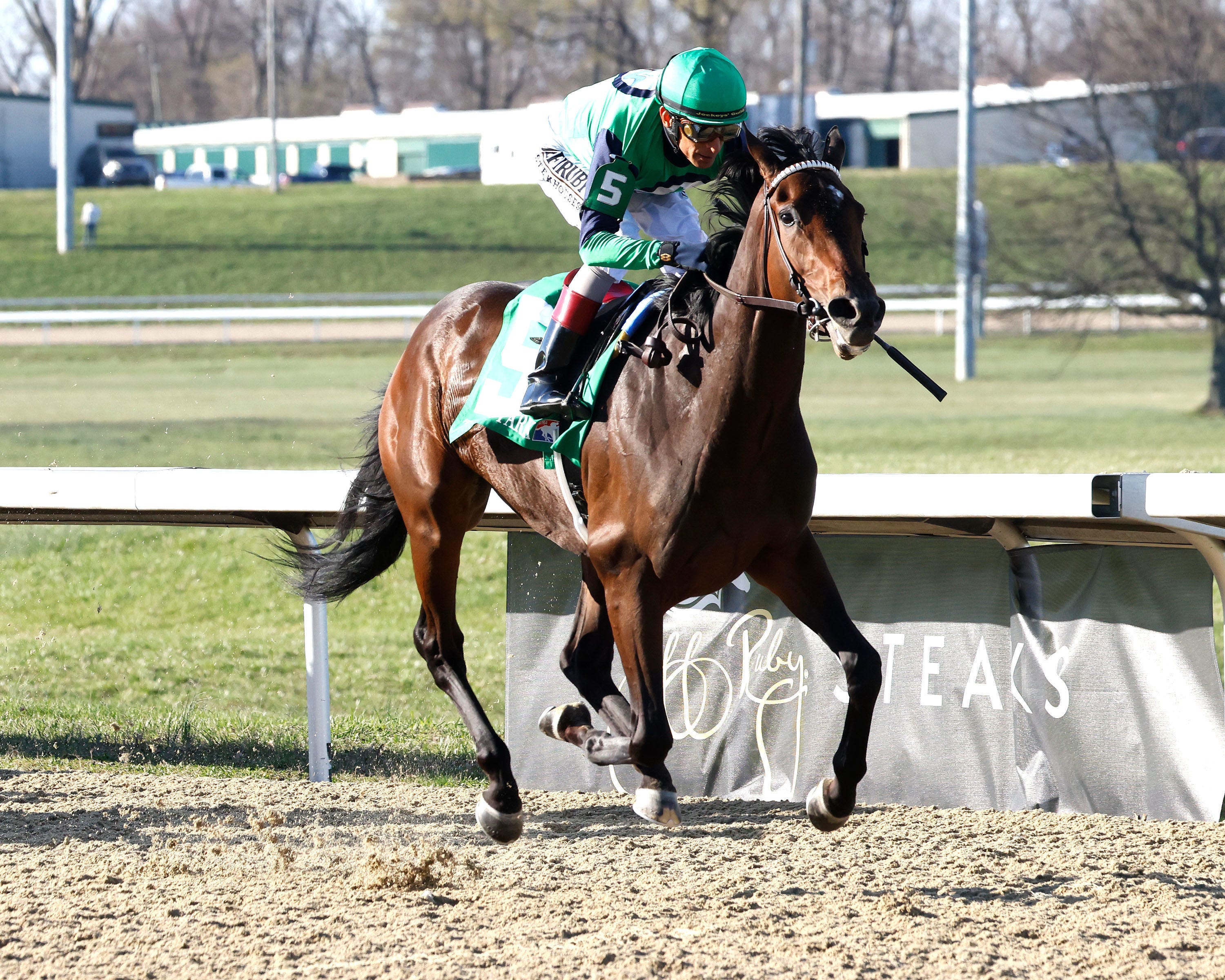 Walden praying for rain in Kentucky Oaks for Bless the Broken