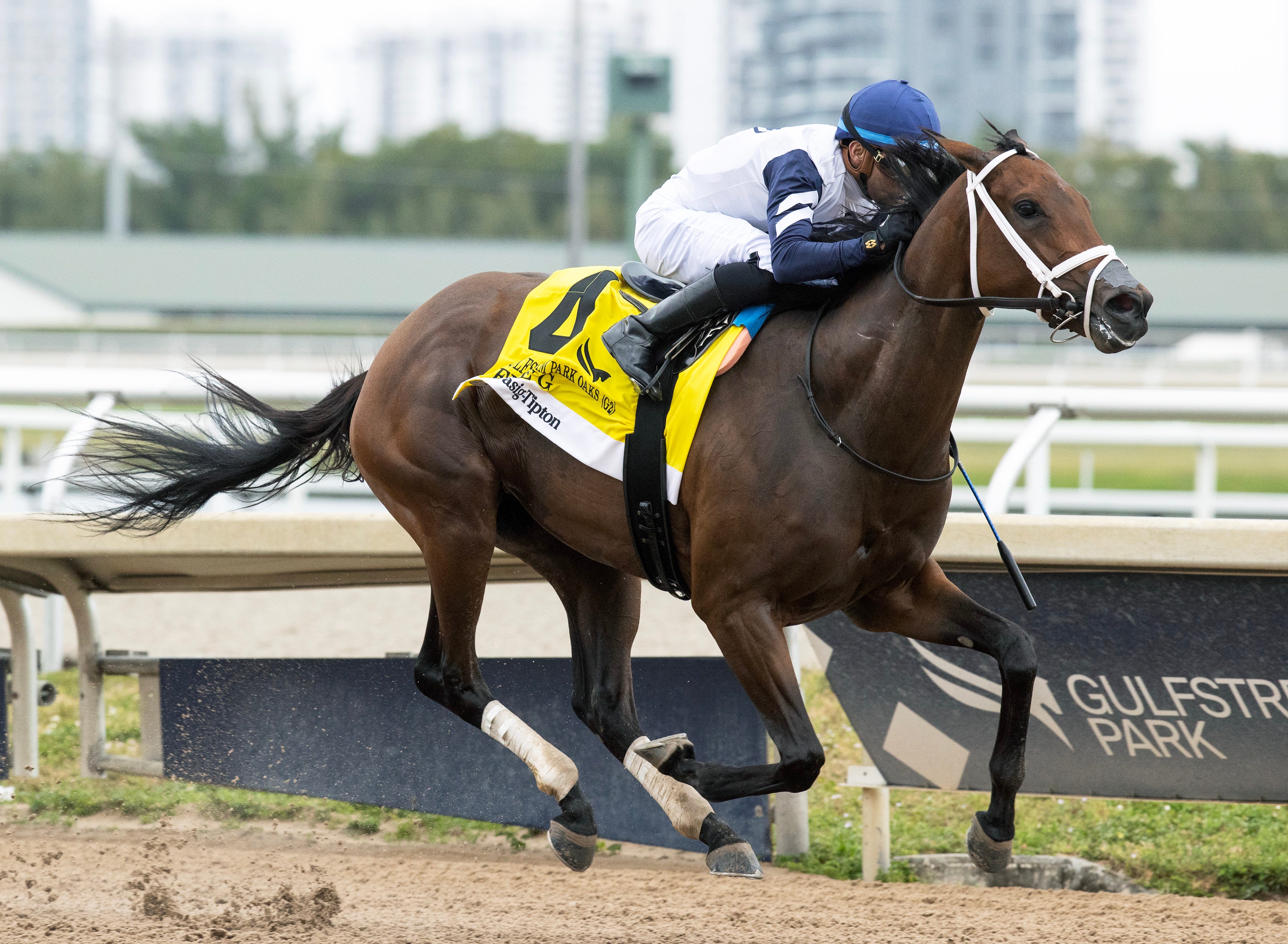 Five G trainer Weaver says she doesn't need the lead in Kentucky Oaks