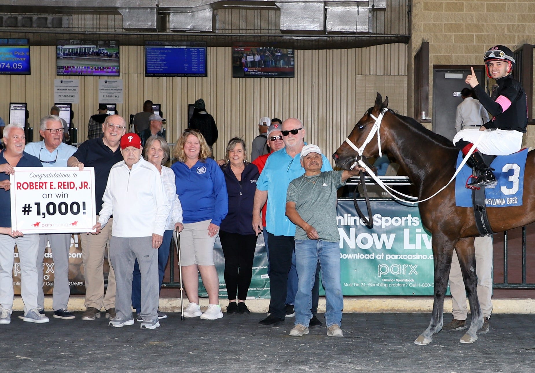 Trainer Butch Reid notches 1,000th win