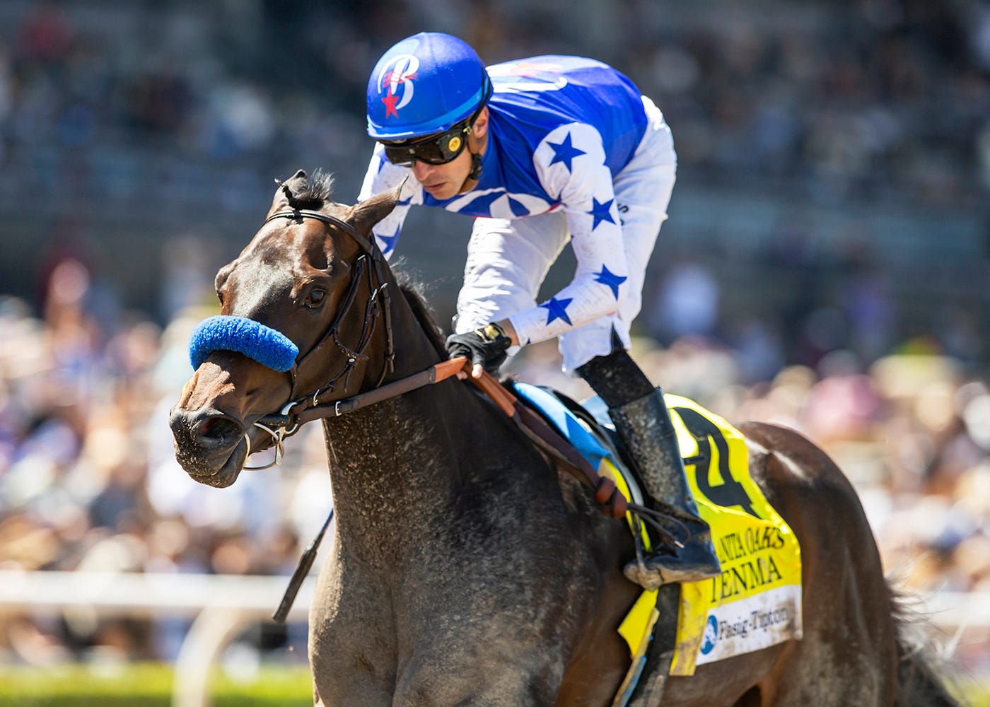 Tenma secures Kentucky Oaks spot with slow Santa Anita Oaks win