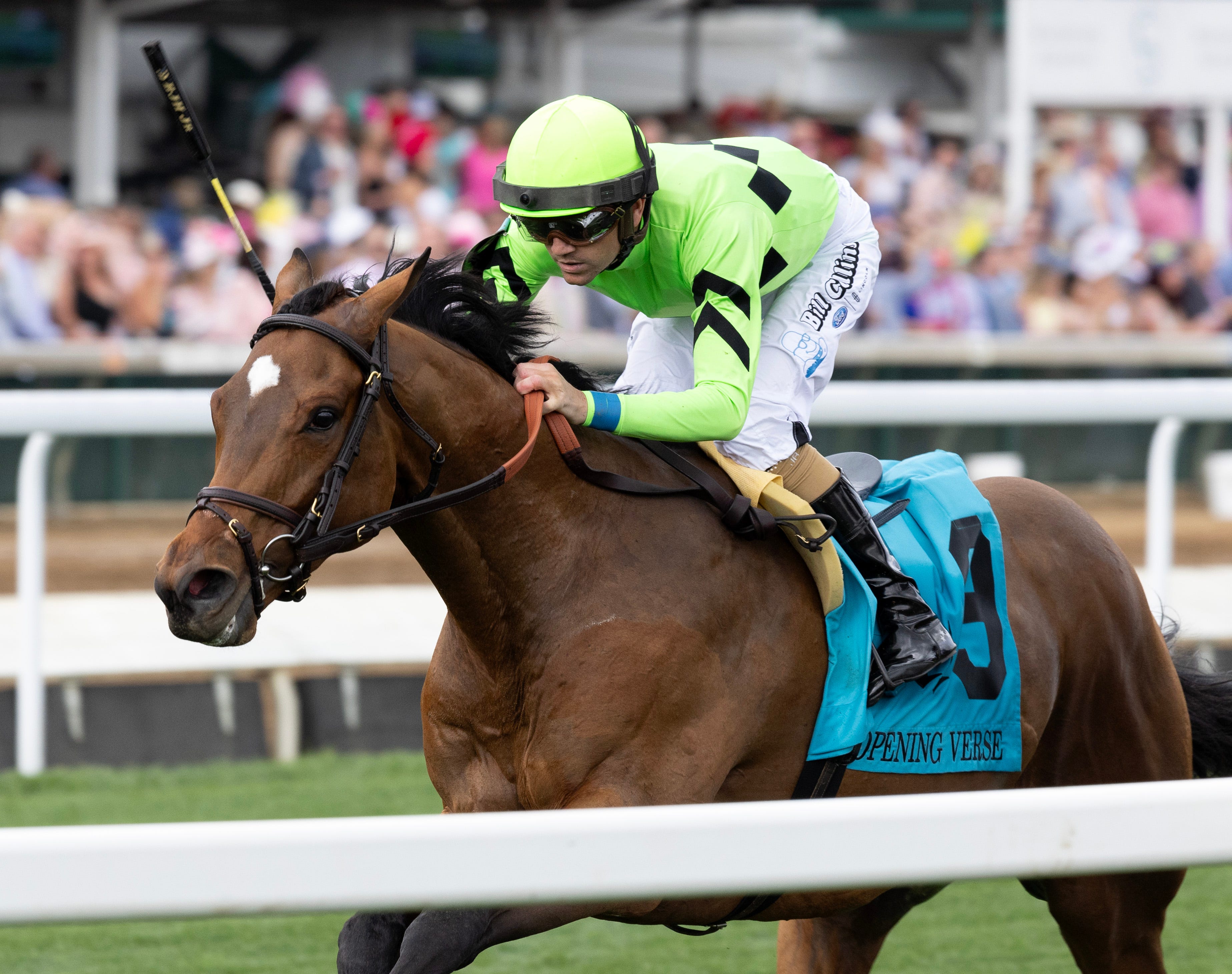 Brilliant Berti remains perfect at Churchill Downs with Opening Verse win