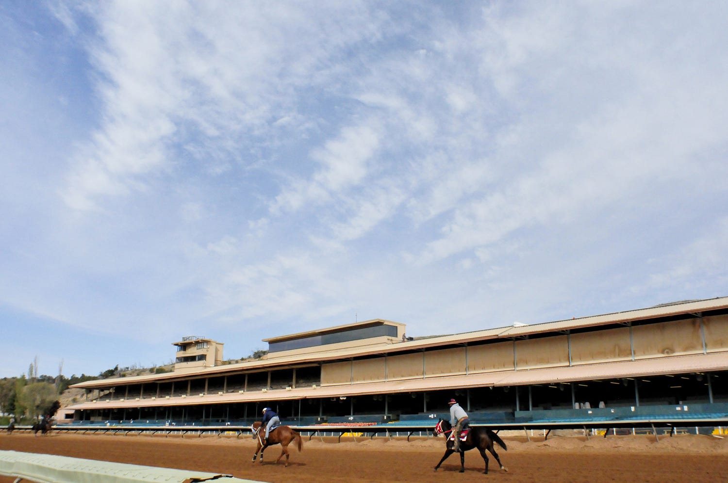 Revamped infield ready for all-Quarter Horse meet