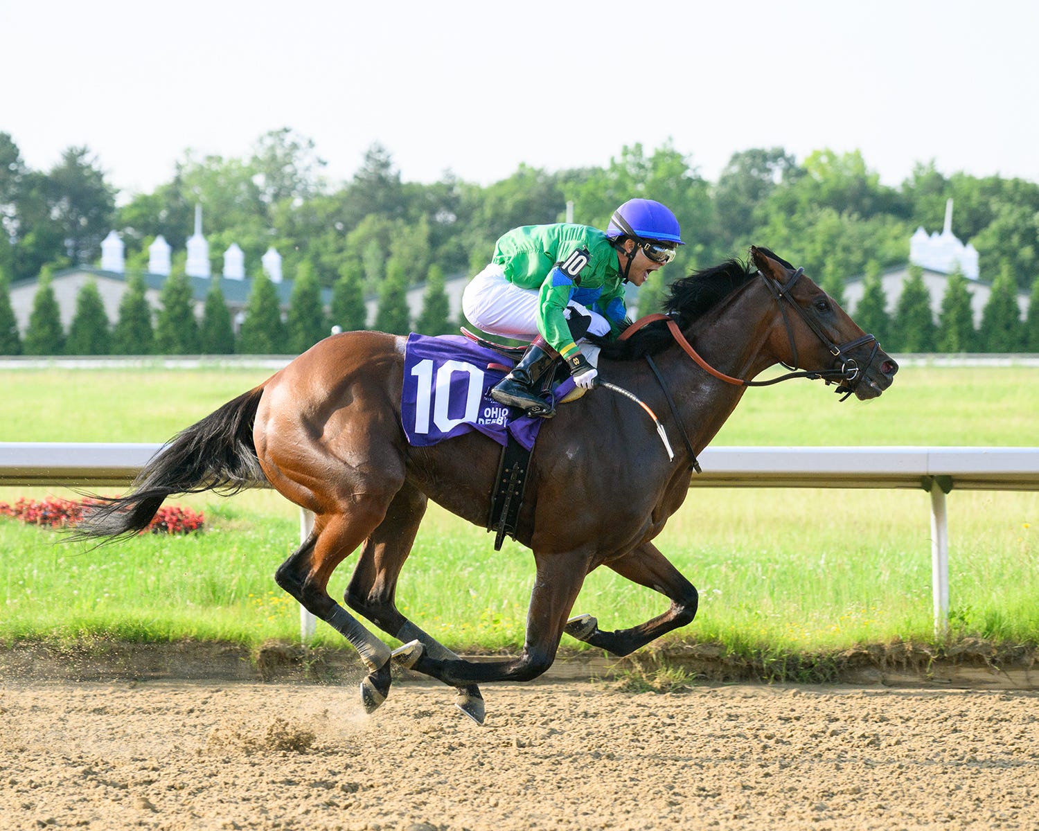 Mo Plex goes to Plan B, comes up with A-Plus performance in Ohio Derby