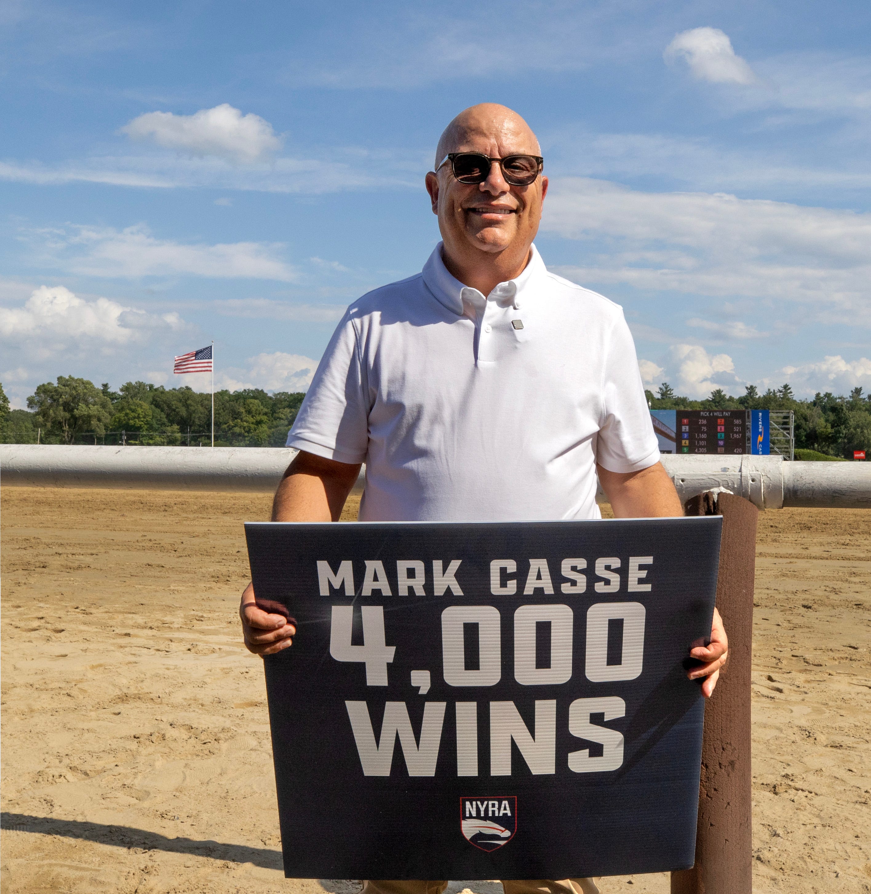 Casse gets 4,000th North American win