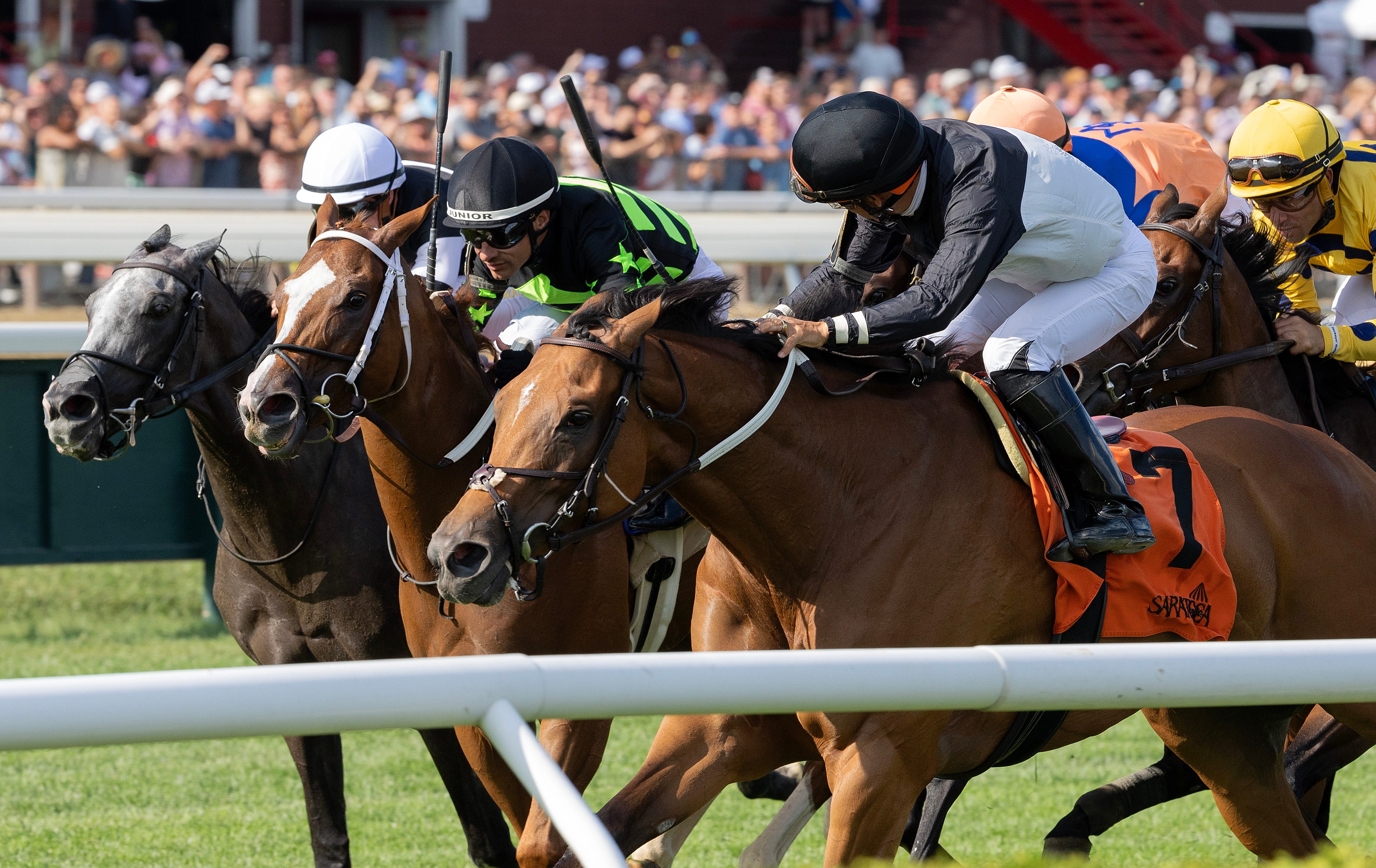 Future Is Now beats the crowd in Caress Stakes