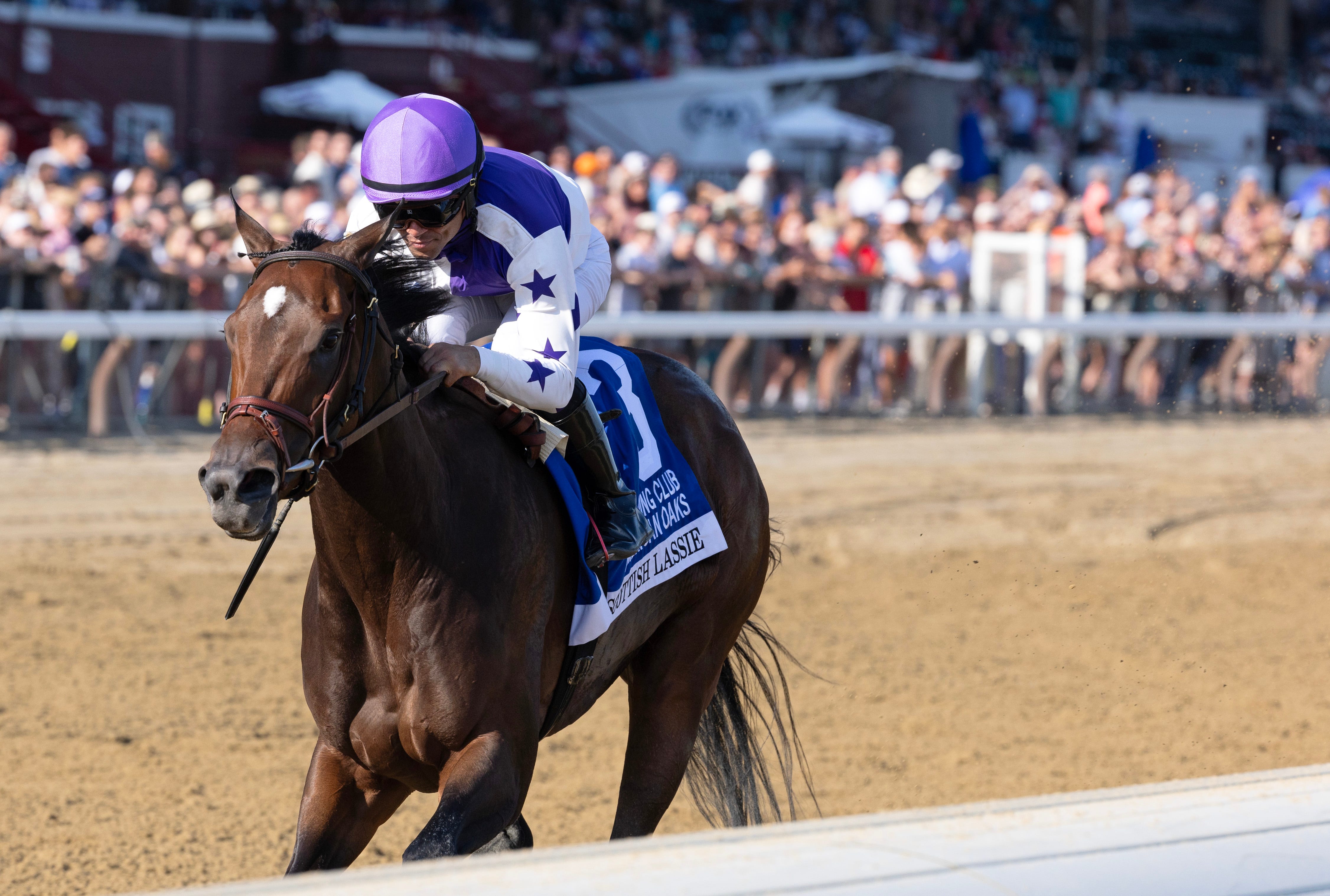 Scottish Lassie runs away with Coaching Club American Oaks