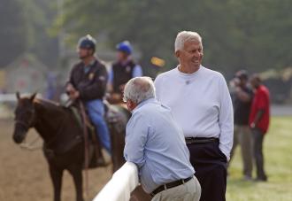 Belmont Park: Bill Parcells enjoying ride with Saratoga Snacks | Daily ...