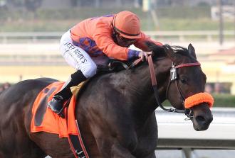 Santa Anita: Uh Oh Bango holds off favored Tres Borrachos in San Pasqual