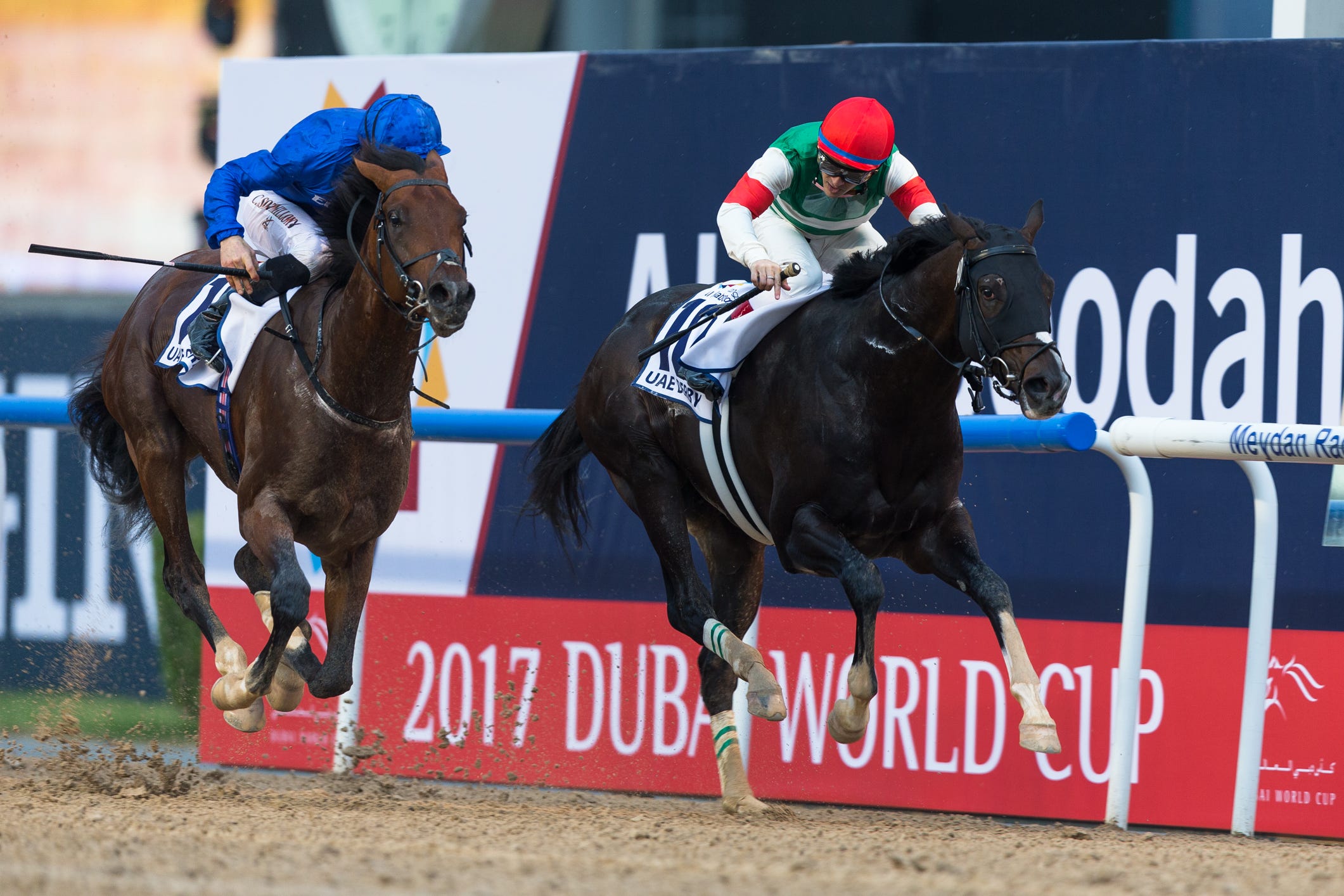 Thunder Snow narrowly beats Epicharis in fast UAE Derby