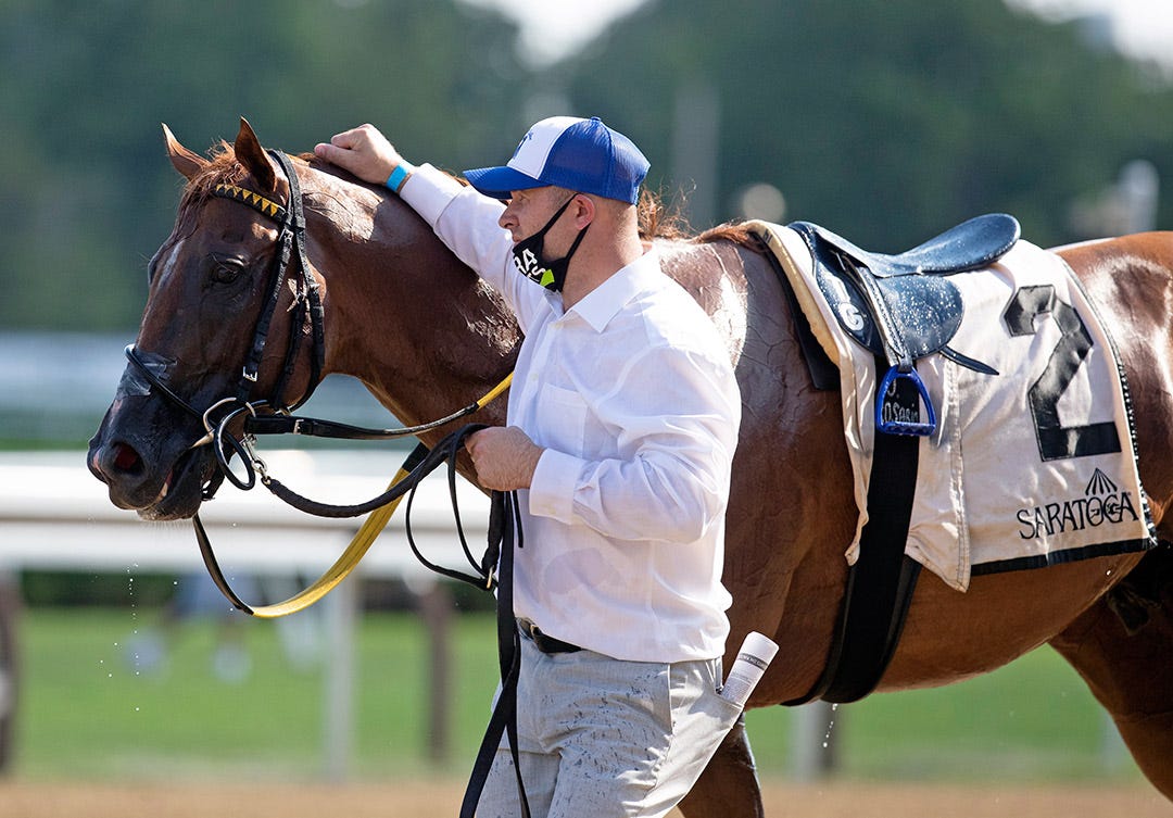 Trainer Wayne Potts shows his resilience