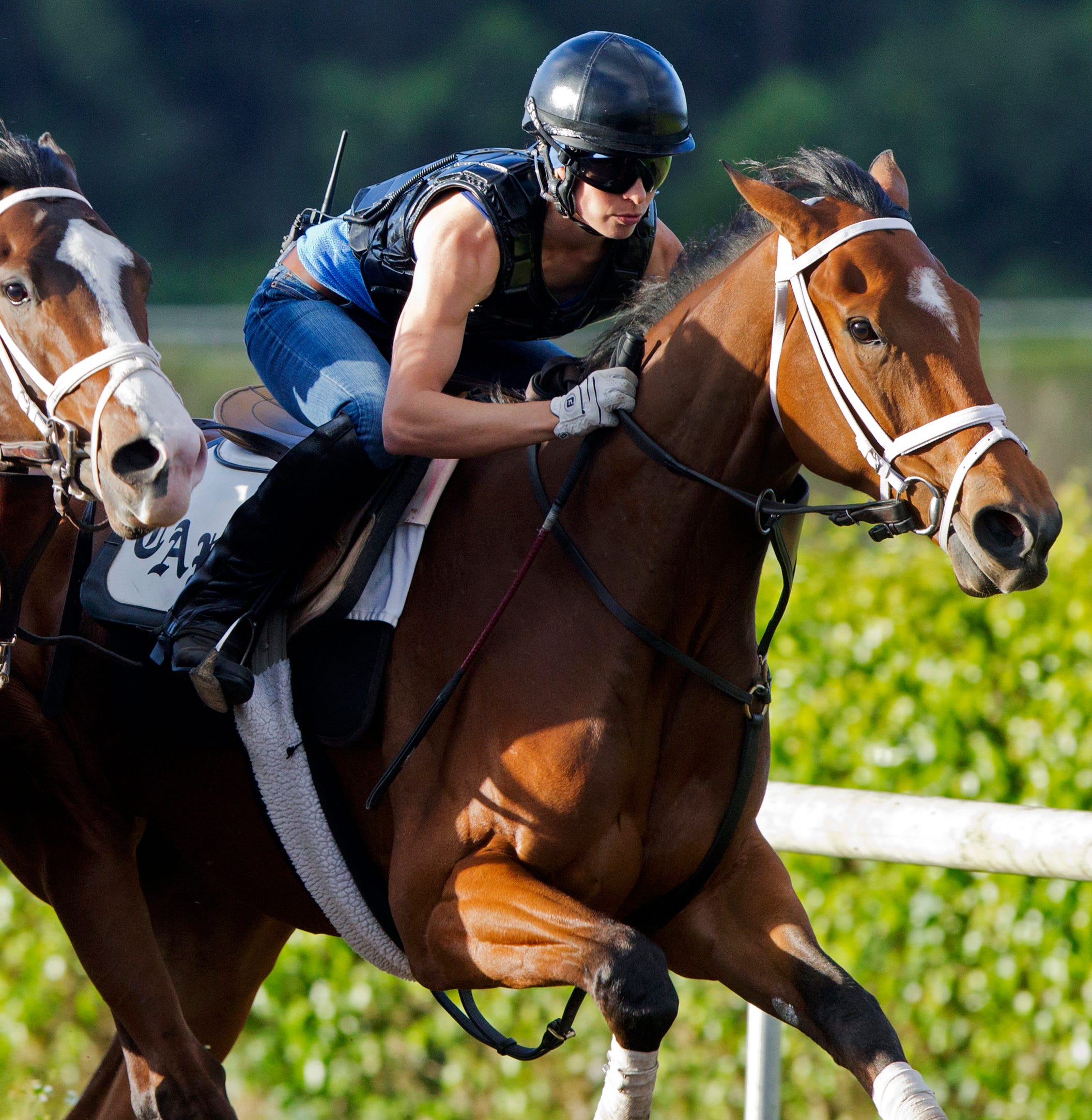 Angela Renee has wintered well, on target for Rachel Alexandra