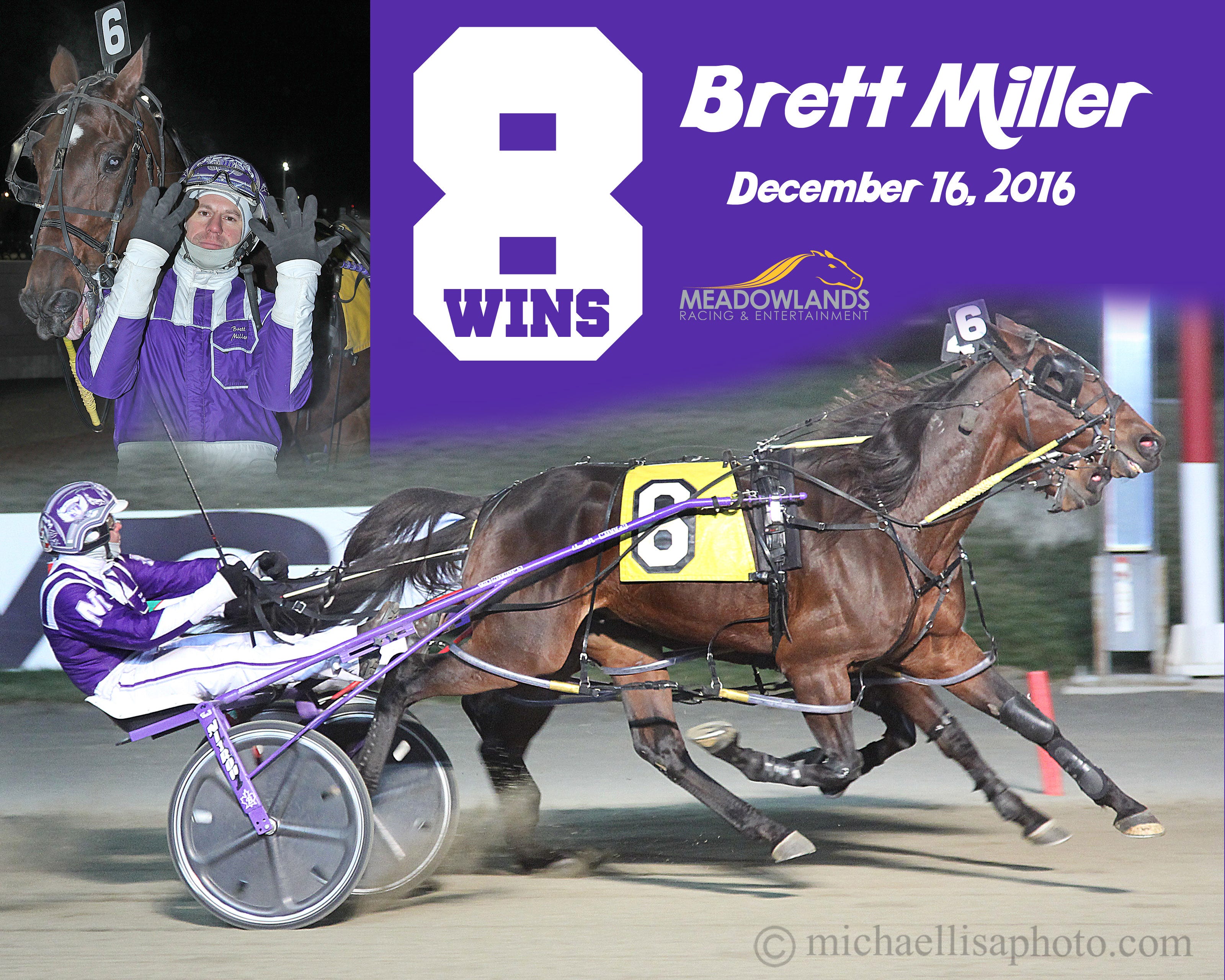 Meadowlands: Brett Miller ties track record with eight wins on the ...