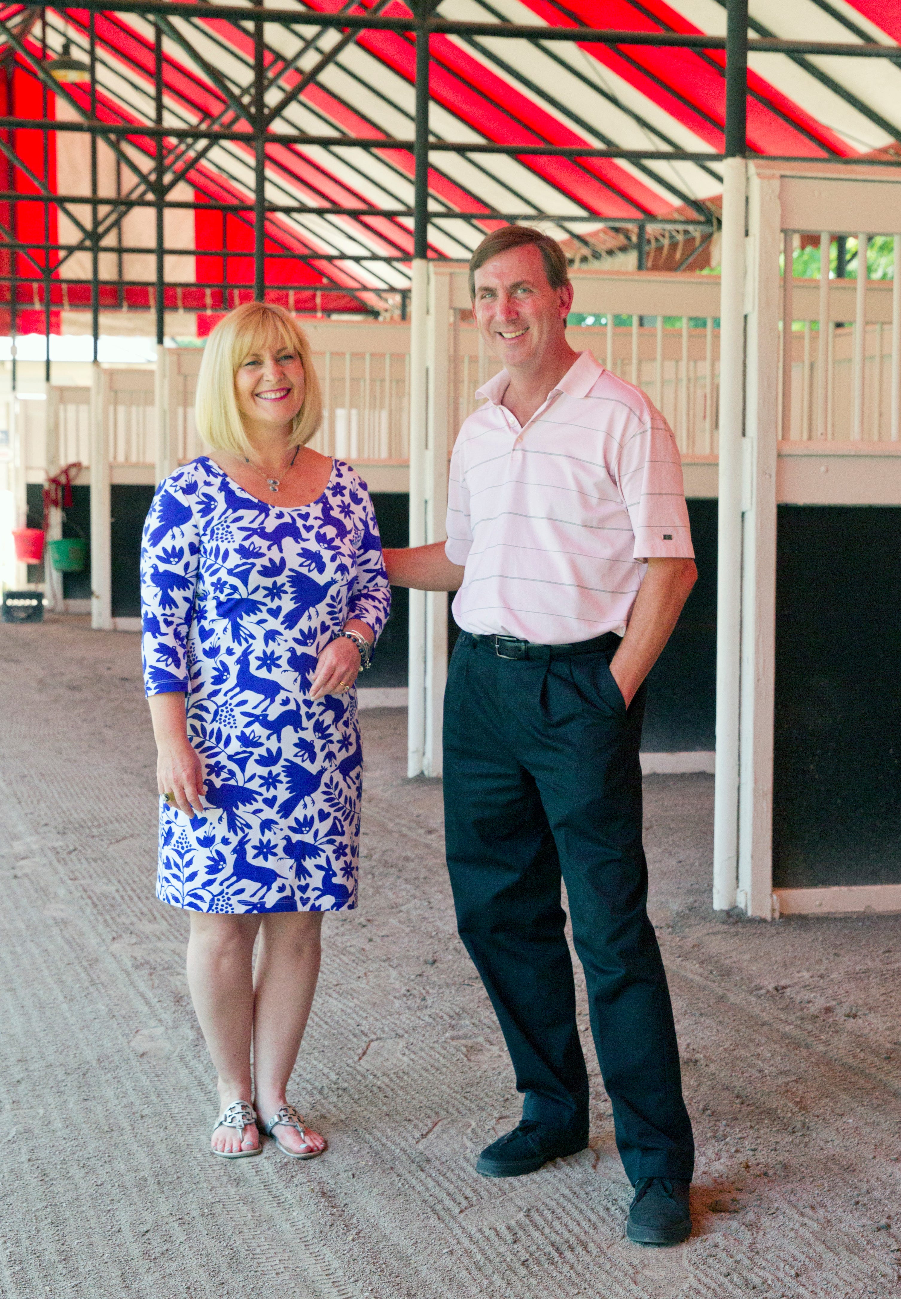Caton and Doug Bredar, and horse racing, have been perfect together