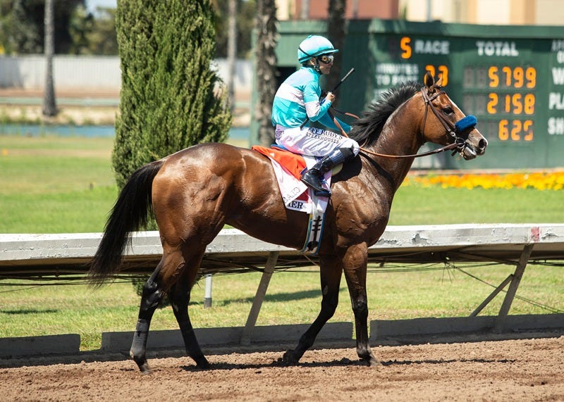 En final de foto Classier y Defunded le dieron la exacta a Bob Baffert ...