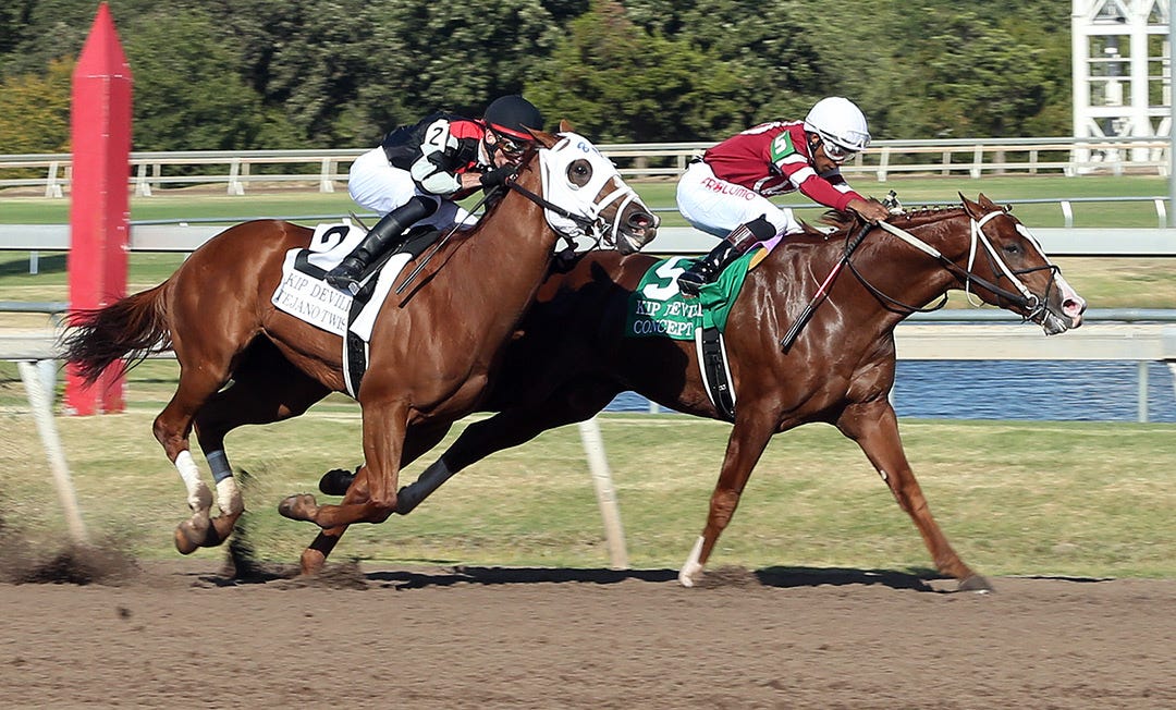 Sprint stakes winners clash at two turns in Riley Allison Derby