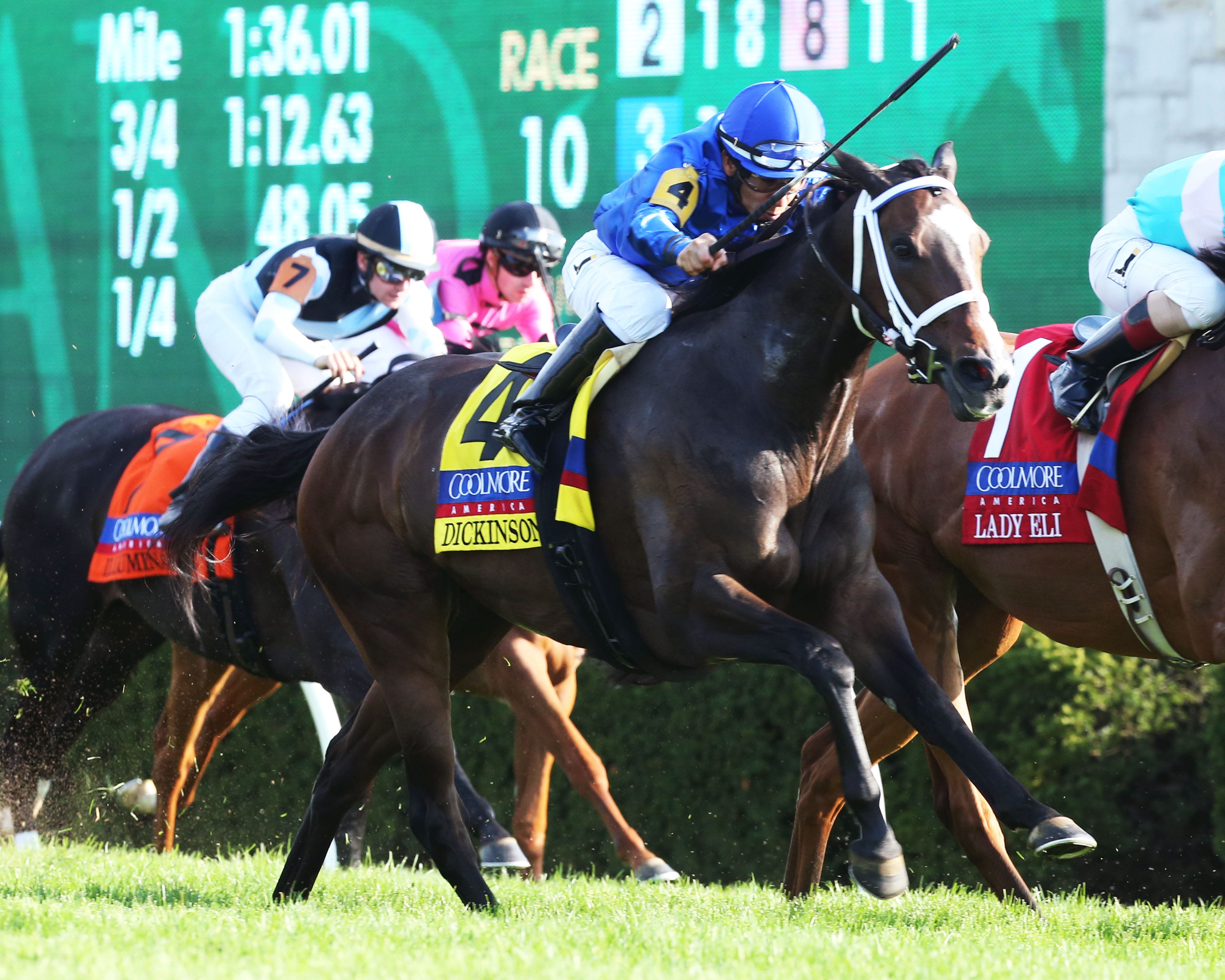 Dickinson's Jenny Wiley win caps 4-for-4 day for Godolphin, McLaughlin