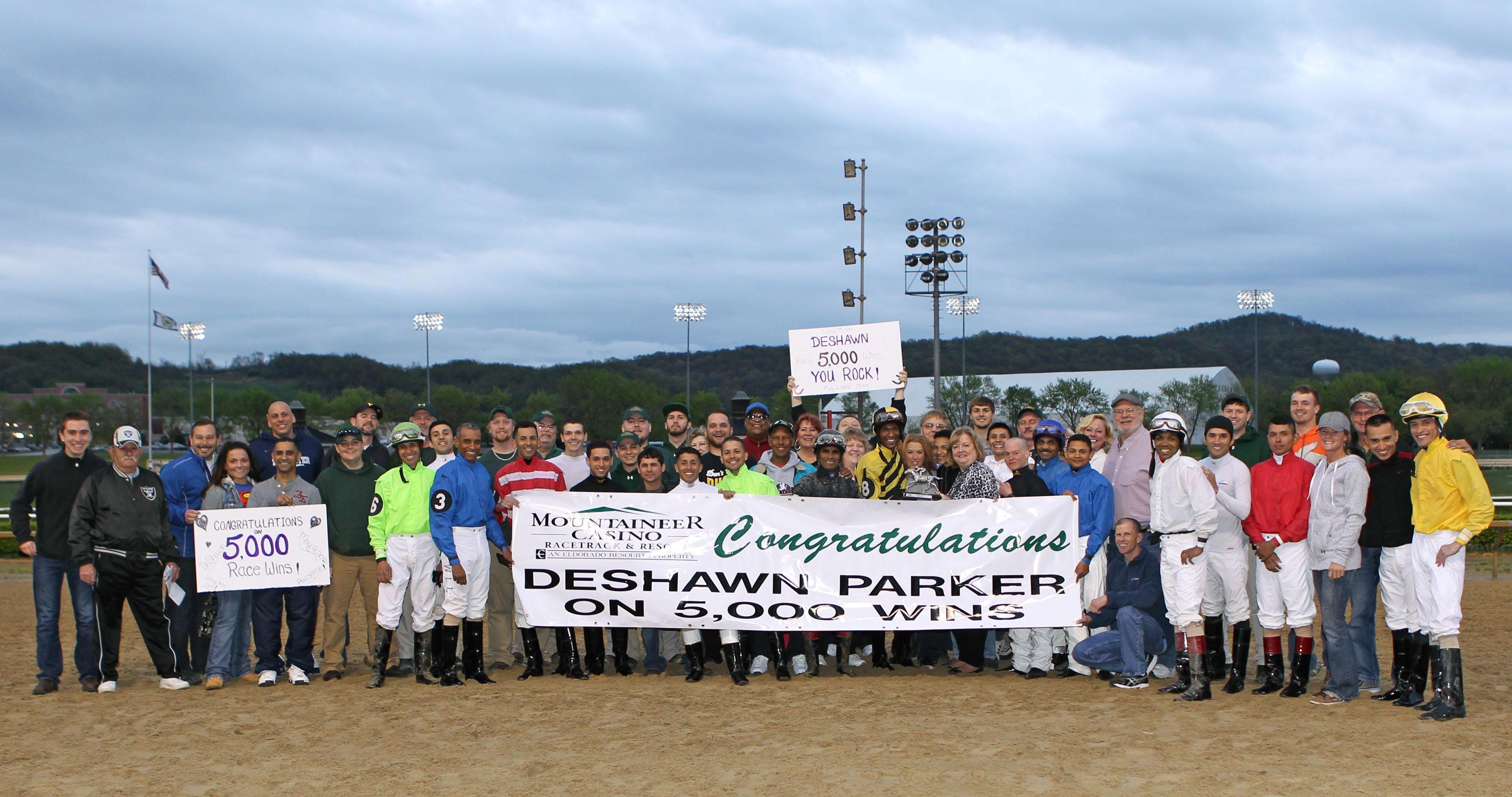 Deshawn Parker wins his 5,000th race