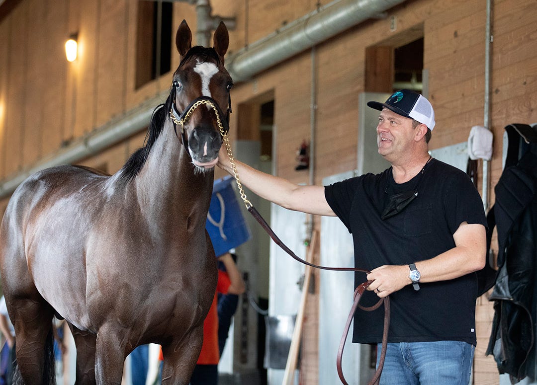 Hot Rod Charlie breezes for Haskell