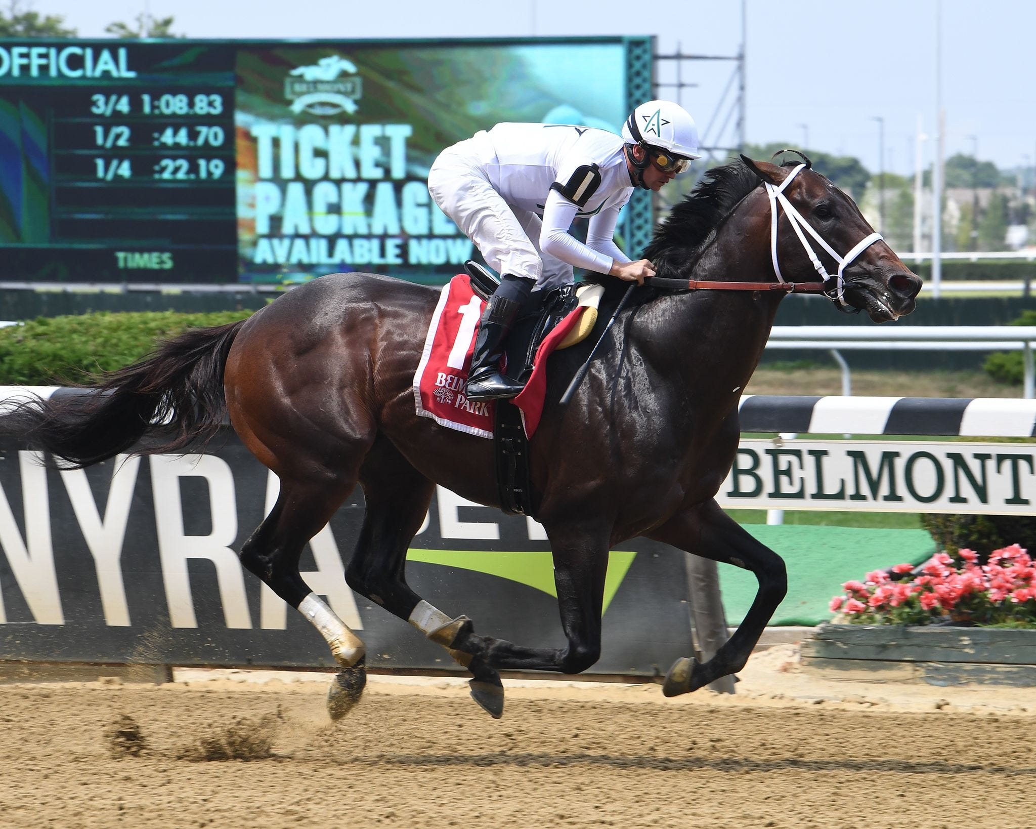 Qué buena vida se dio Life Is Good al galopar el John A. Nerud Stakes G2