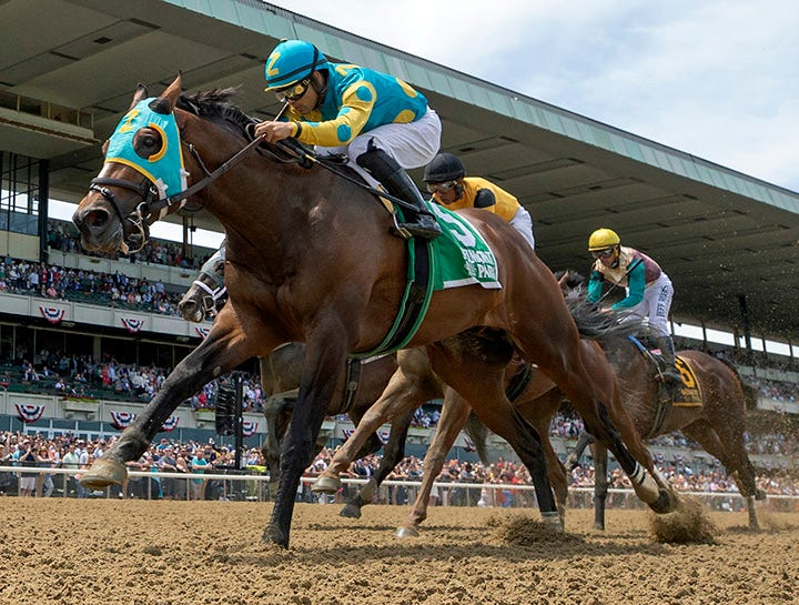 Majid extends winning streak to four in Easy Goer Stakes