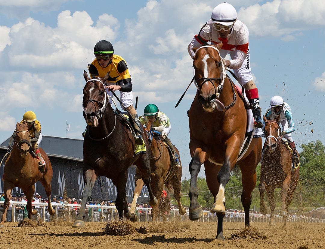 Mighty Mischief tops Asmussen-trained exacta in Chick Lang Stakes