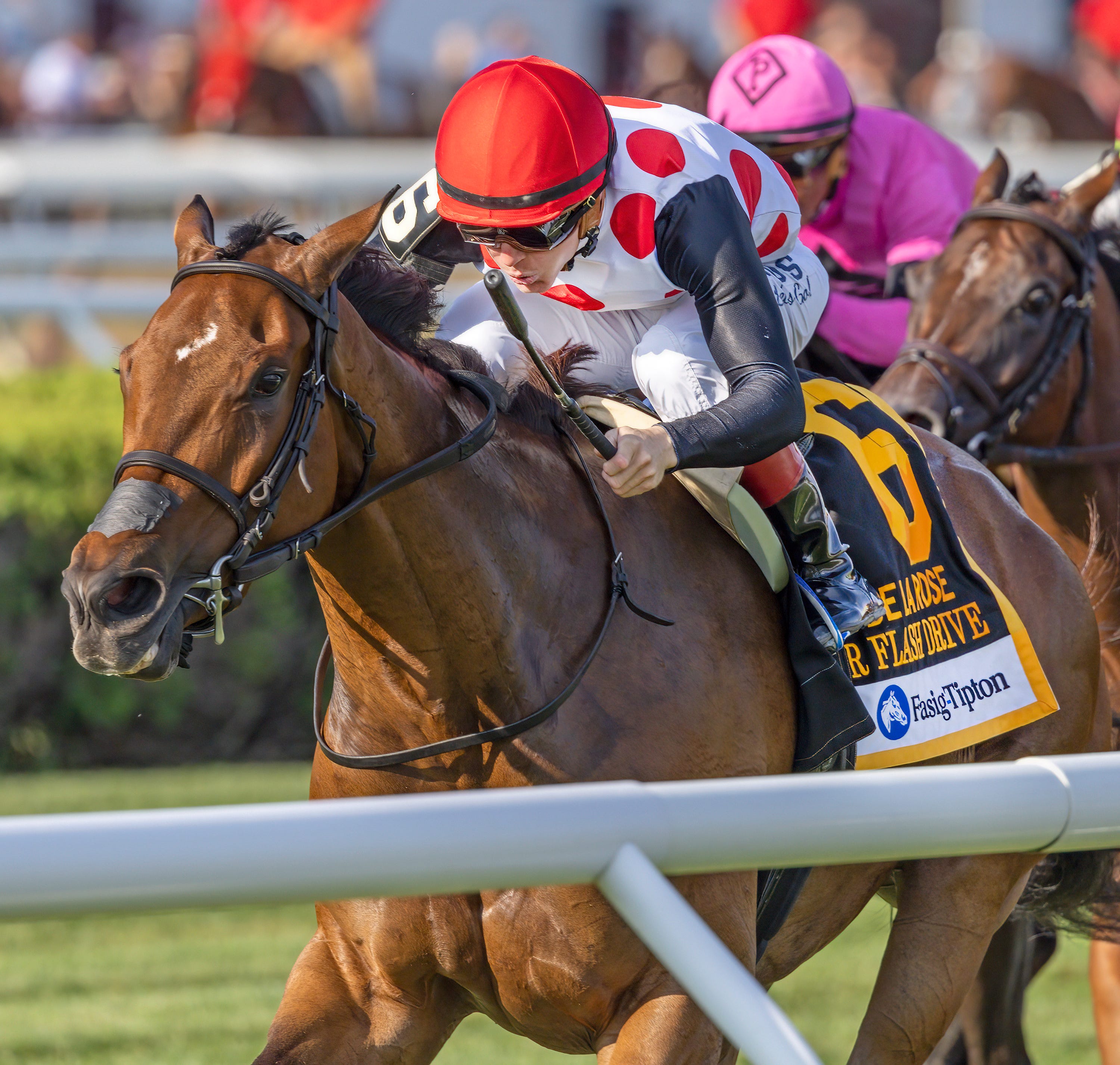 Davis guides Our Flash Drive to victory in De La Rose Stakes