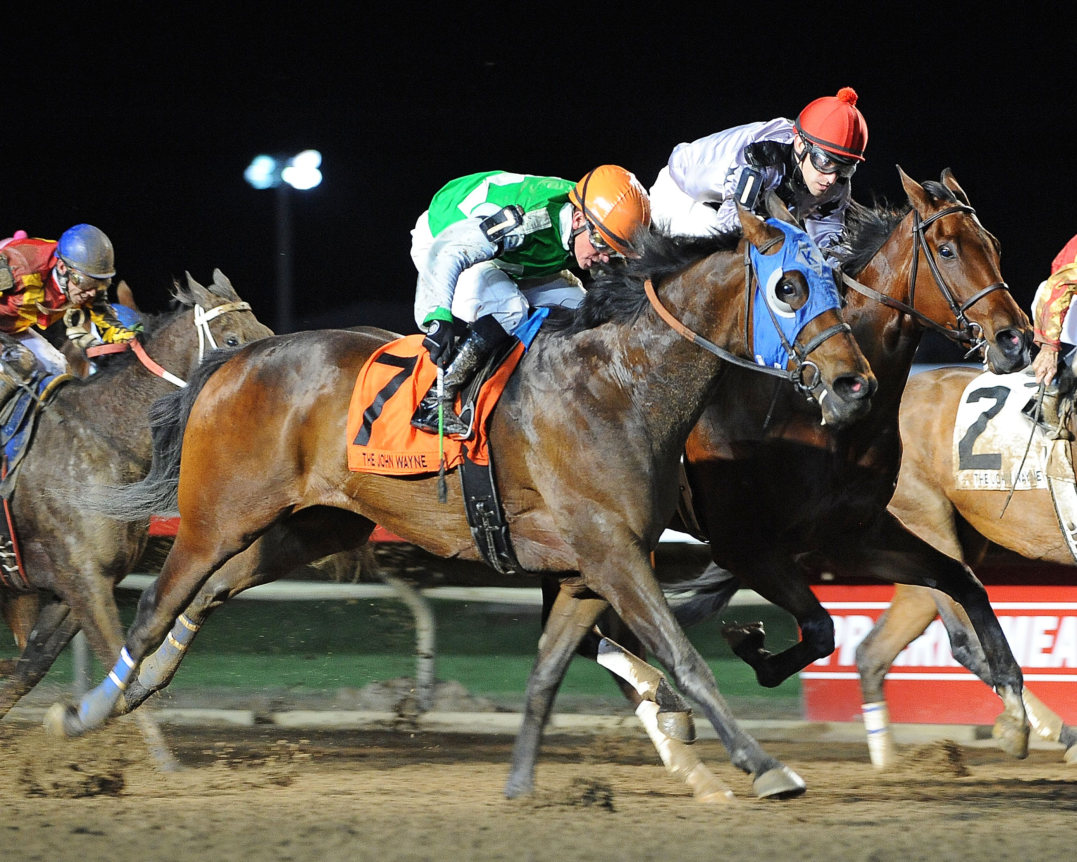 Patty's Key grinds out nose victory in John Wayne Stakes