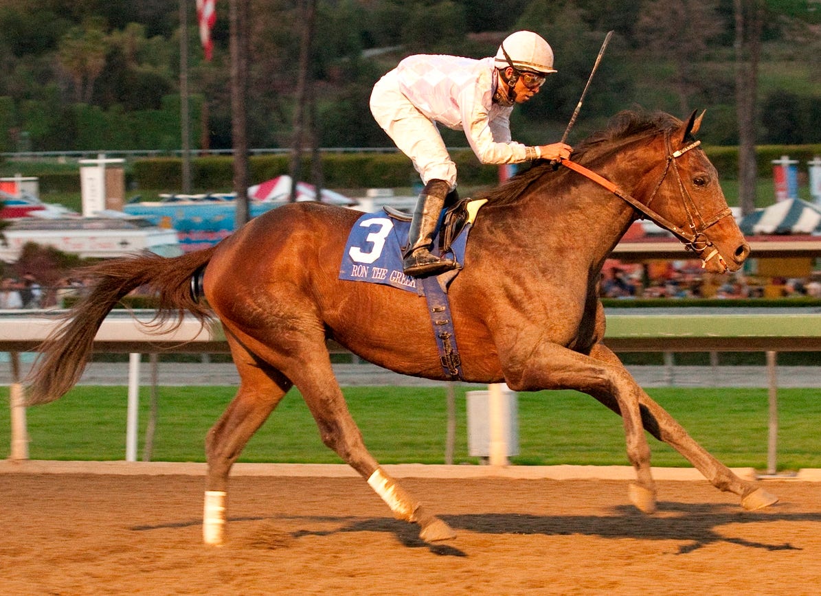 Santa Anita Handicap: Mott shipper Ron the Greek mows 'em down