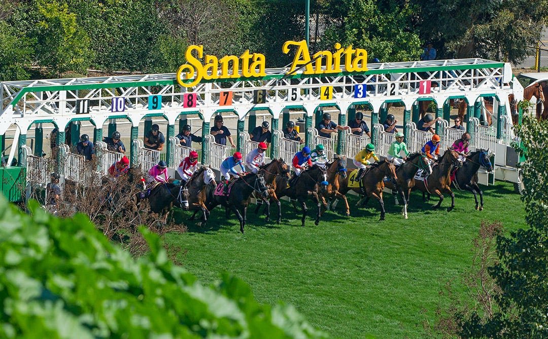 Santa Anita moves Friday card to Monday due to expected rain
