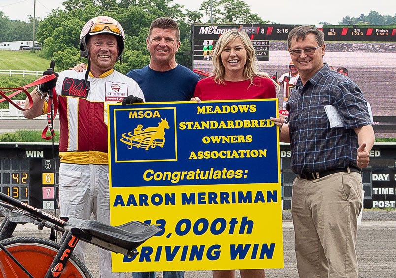 Harness: Aaron Merriman reaches 13,000 career wins