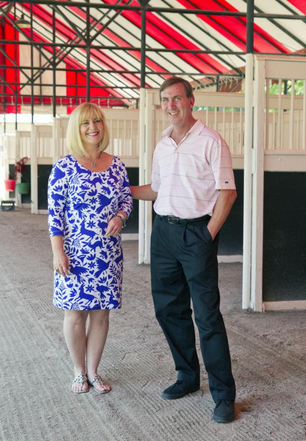 Caton and Doug Bredar, and horse racing, have been perfect together