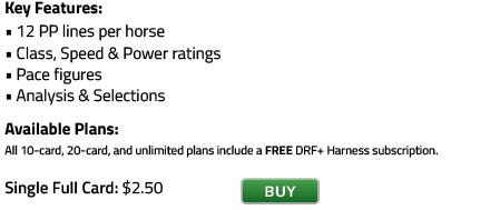 DRF Harness PP Products | Daily Racing Form